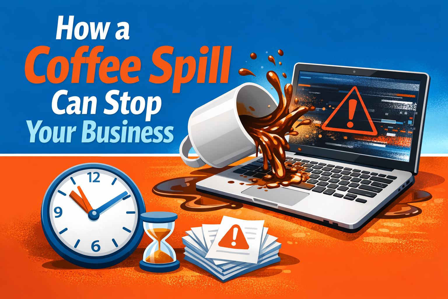 How a Simple Coffee Spill Can Bring Your Business to a Stop :: BlueReef ...